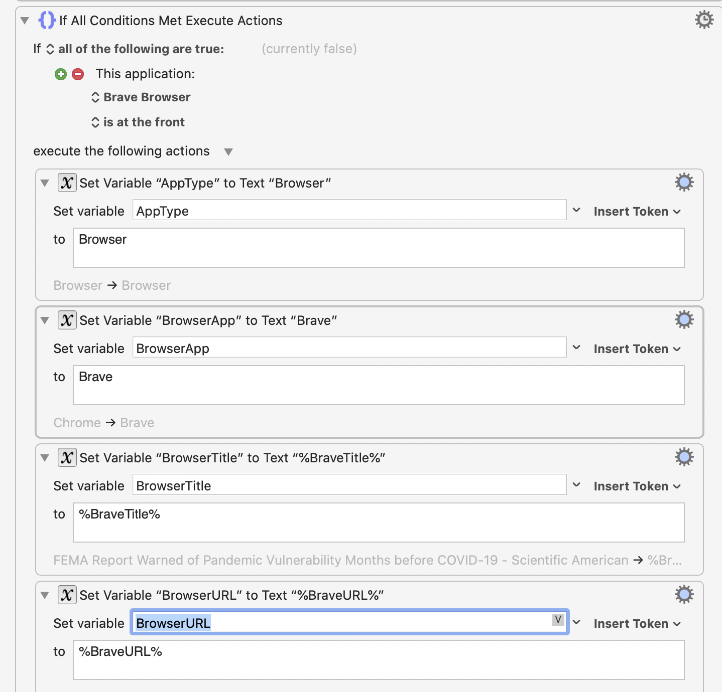 Recognizing Brave Browser As Frontmost Application Questions