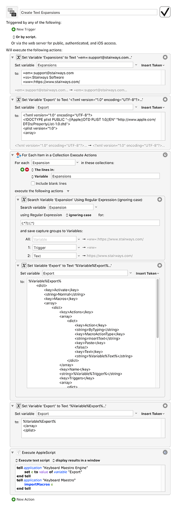 Create Text Expansions Macro Macro Library Keyboard Maestro Discourse 