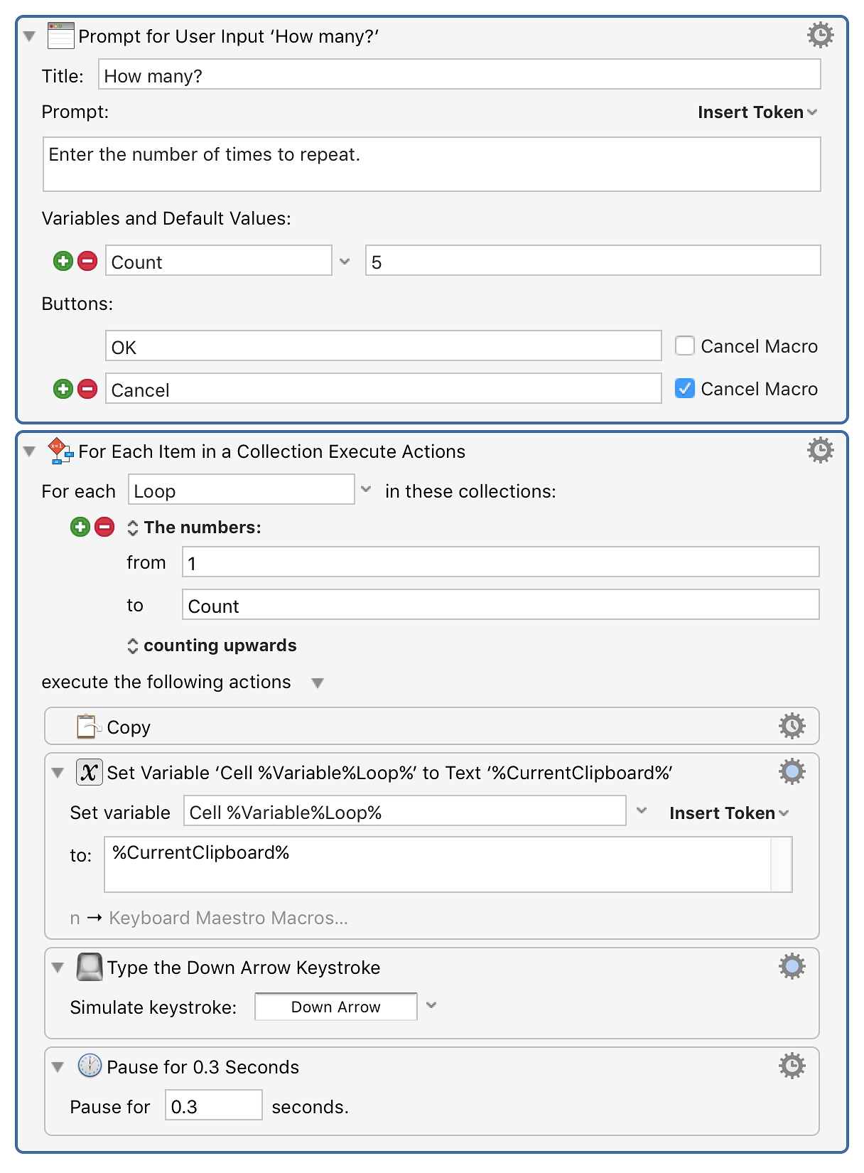 Save Multiple Clipboard Strings To Multiple Variables Increase