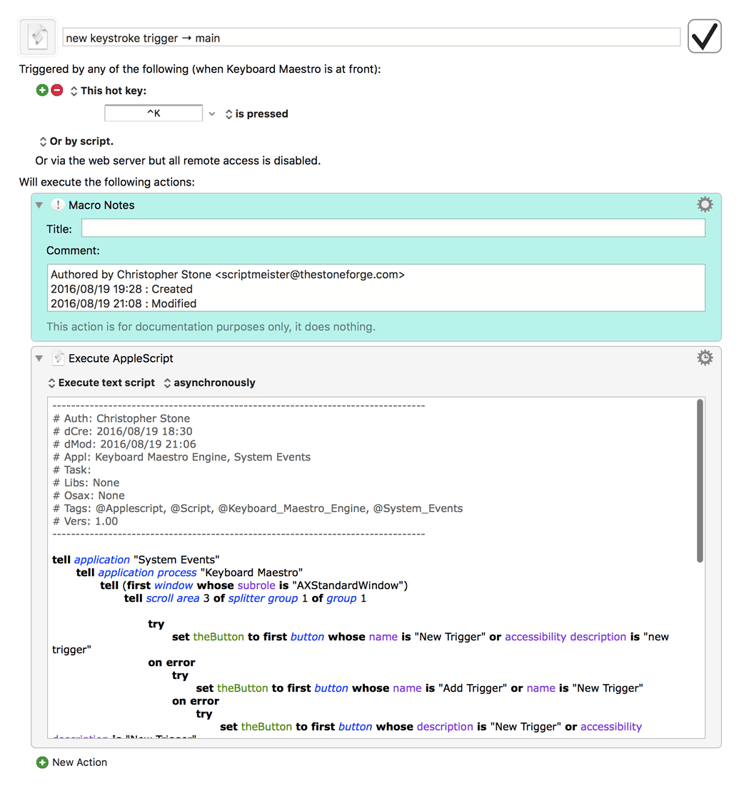 Activating Keystroke From Applescript Not Working Questions And Suggestions Keyboard Maestro