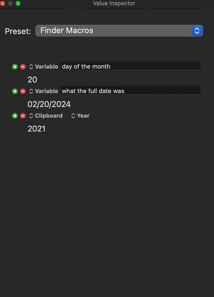 Feature Request: Adding a preset drop-down menu to value inspector ... Feature Request: Adding a preset drop-down menu to value inspector ...