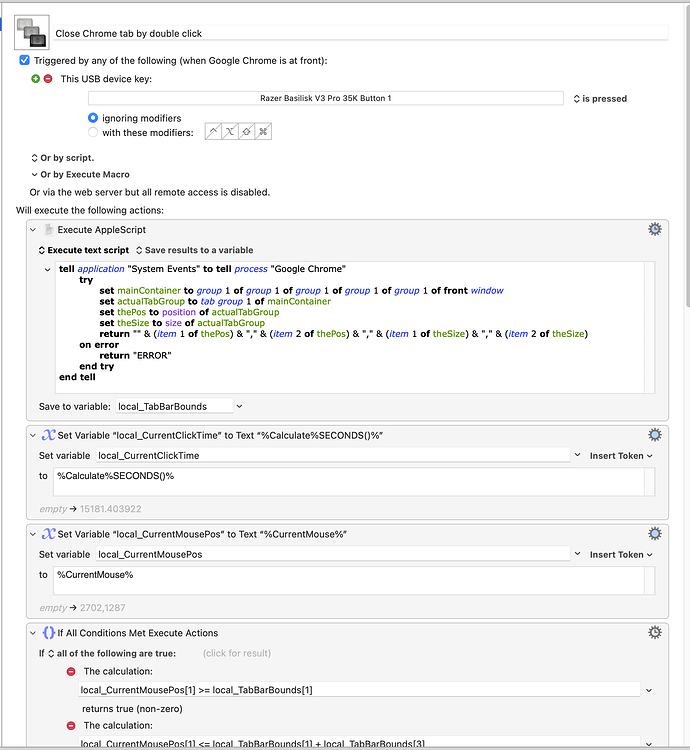 google chrome double click problem