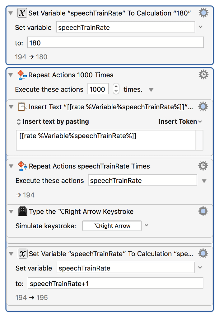 Better Way To Insert Variable Every Variable Words Where Variable Is Increasing Questions