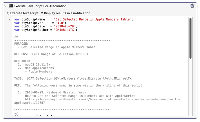 Need Help Returning A Value From A Javascript For Automation Action Questions And Suggestions 4242
