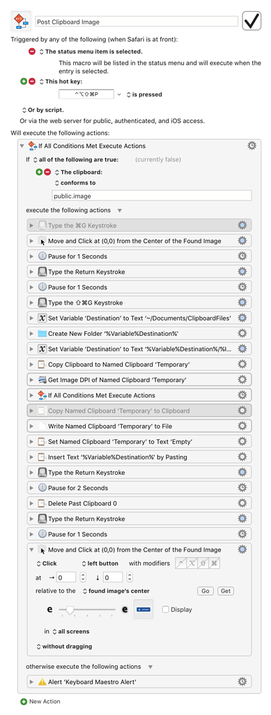 Post Clipboard Image Macro Macro Library Keyboard Maestro Discourse 