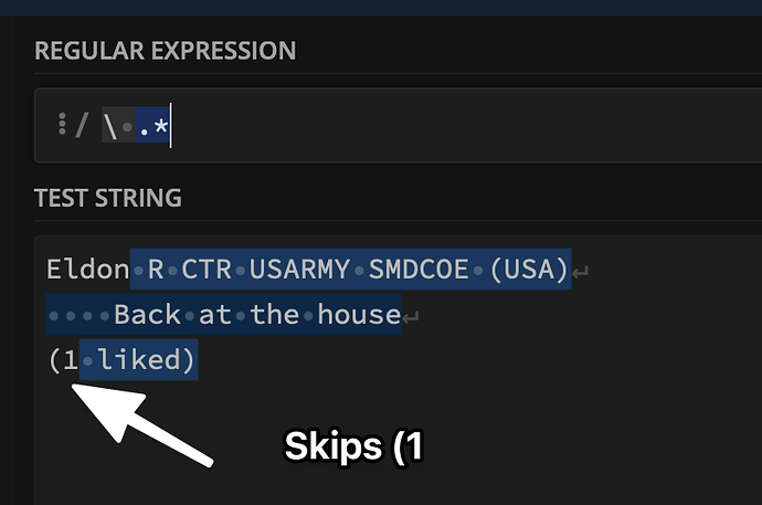 Regex Find All After First SPACE And REPLACE With Nothing ions 