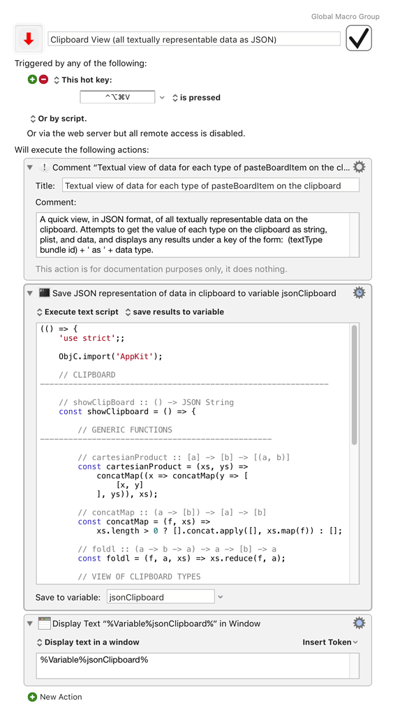 Clipboard Viewer Macro Library Keyboard Maestro Discourse