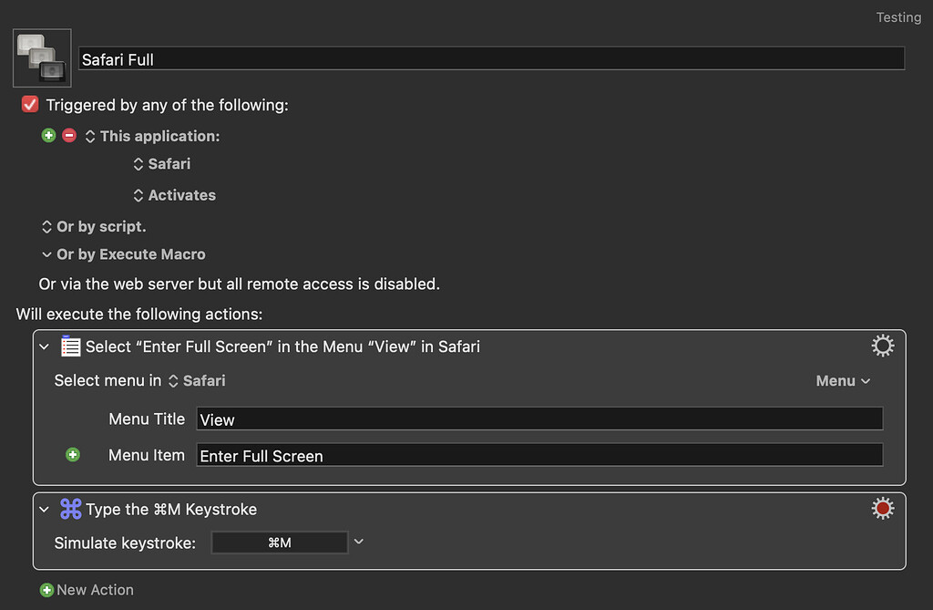 Trigger On Activation Questions And Suggestions Keyboard Maestro Discourse 