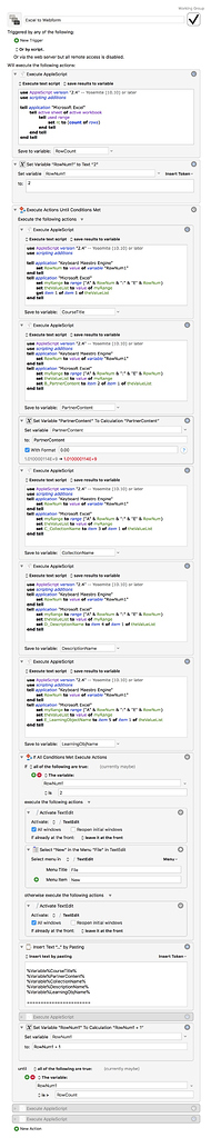 Excel To Variables To Web Form Questions And Suggestions Keyboard Maestro Discourse 3604