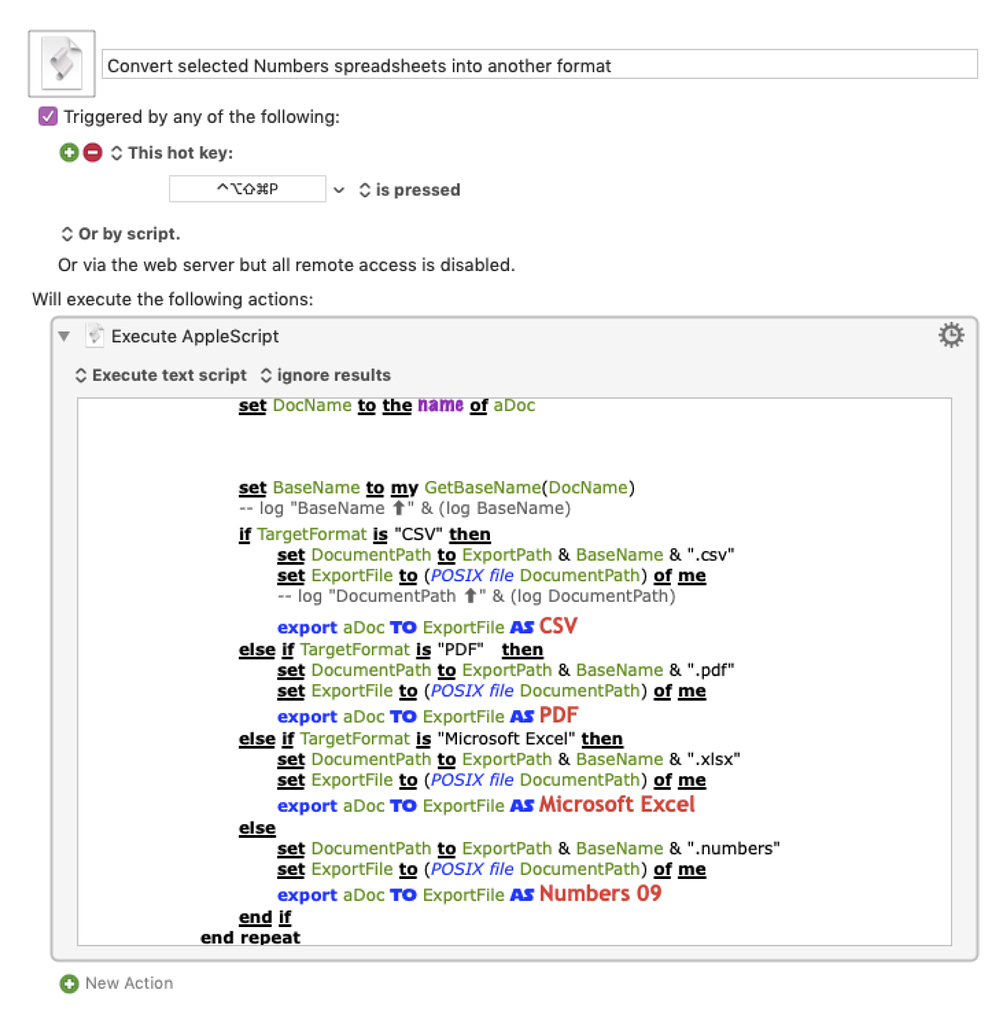Batch Convert Numbers Spreadsheets To Another Format Macro Library