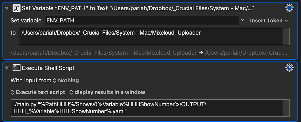 Having Trouble With Execute Shell Script Questions And Suggestions