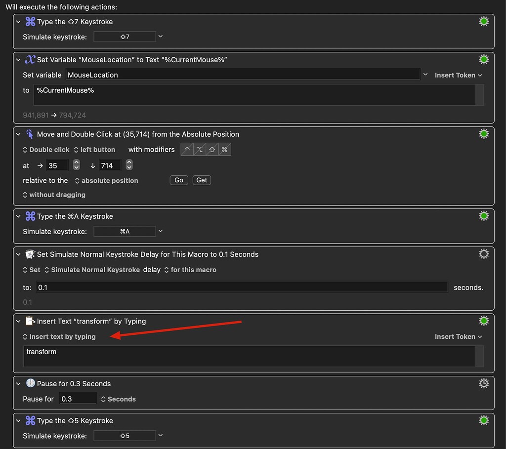 I M Having Some Problems With The Insert Text Questions And Suggestions Keyboard Maestro Discourse