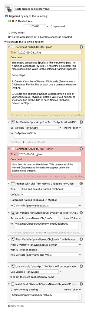 Macro Paste Named Clipboard Value Macro Library Keyboard Maestro Discourse 