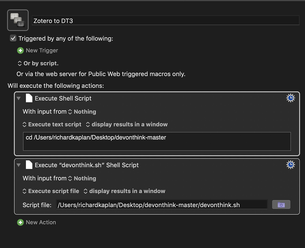 Error Trying To Run A Shell Script Questions And Suggestions Keyboard Maestro Discourse