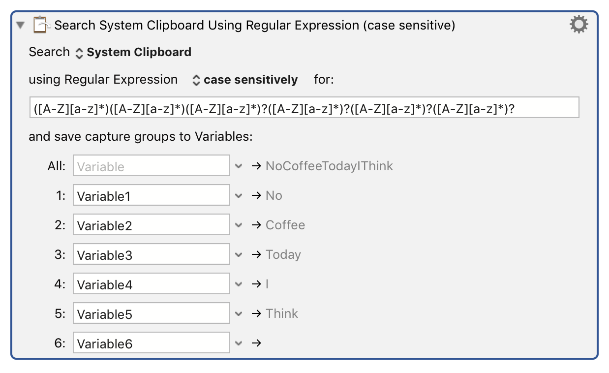 RegEx Split By Capital Letters ions Suggestions Keyboard