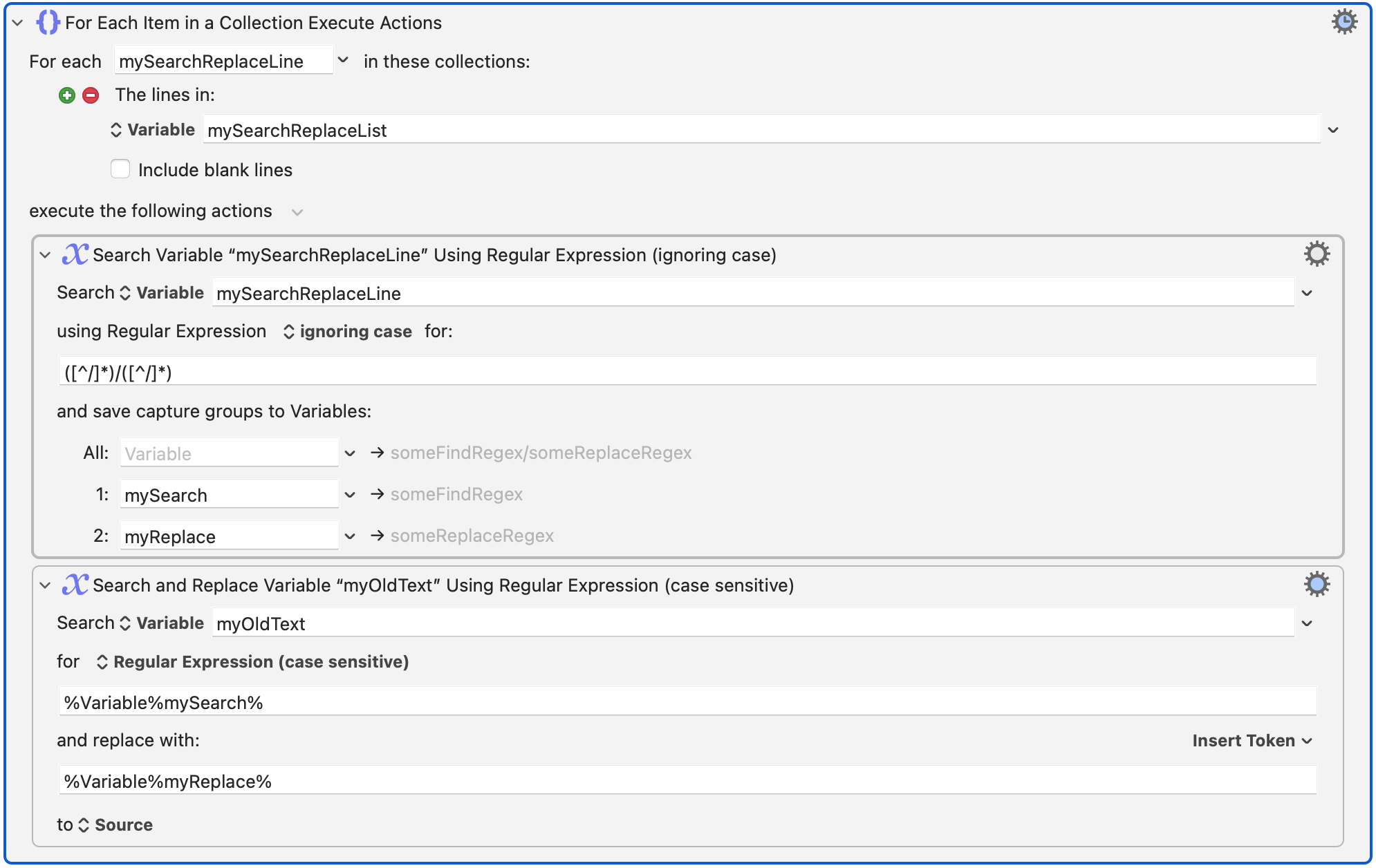 Regex Using A Variable As Replacement Including Capture Group