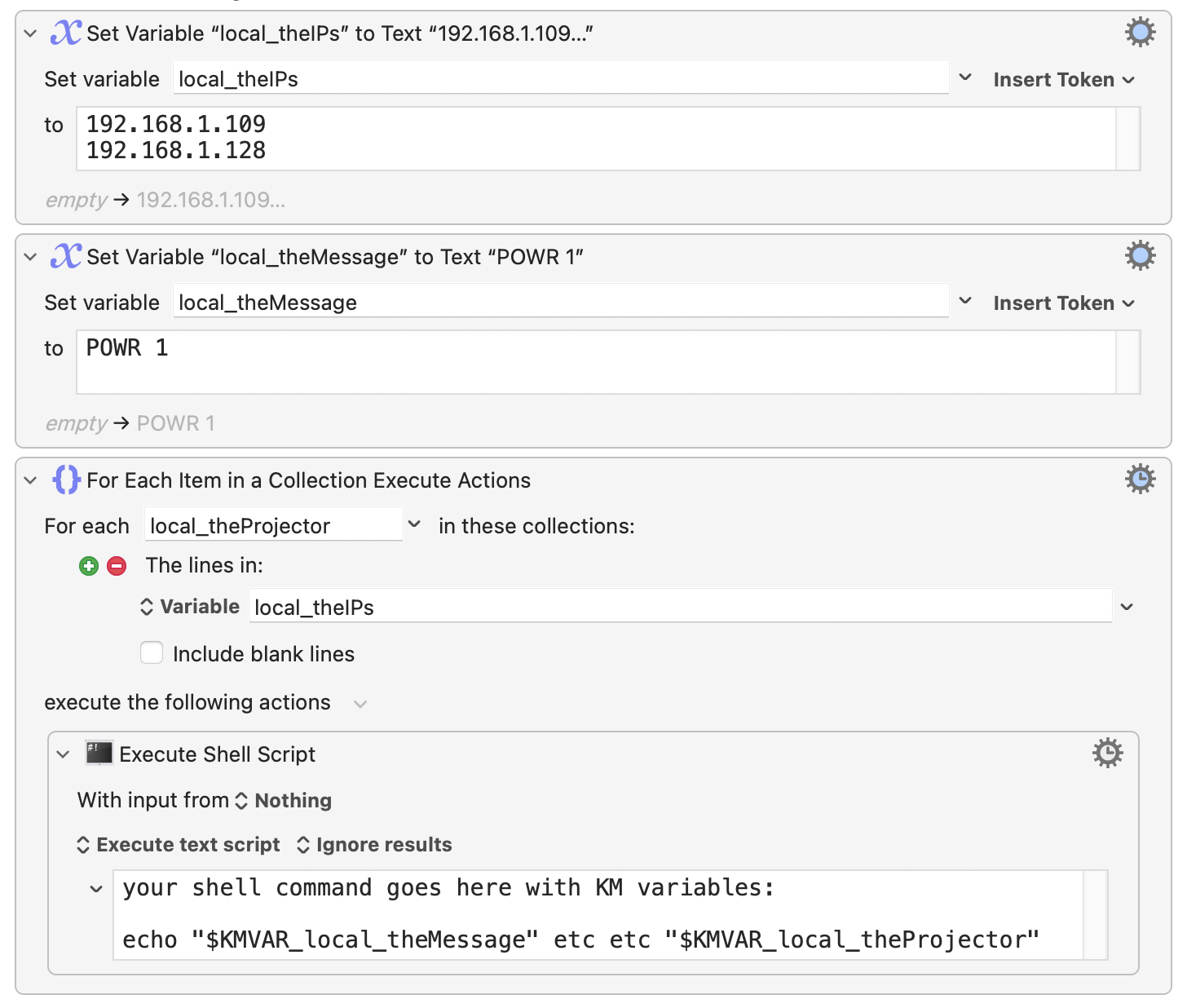Turning On Projectors With Applescript Delay Questions And Suggestions Keyboard Maestro Discourse