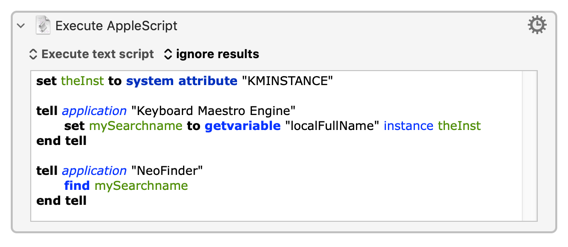 Solved How To Get A Km Variable Into Applescript Questions