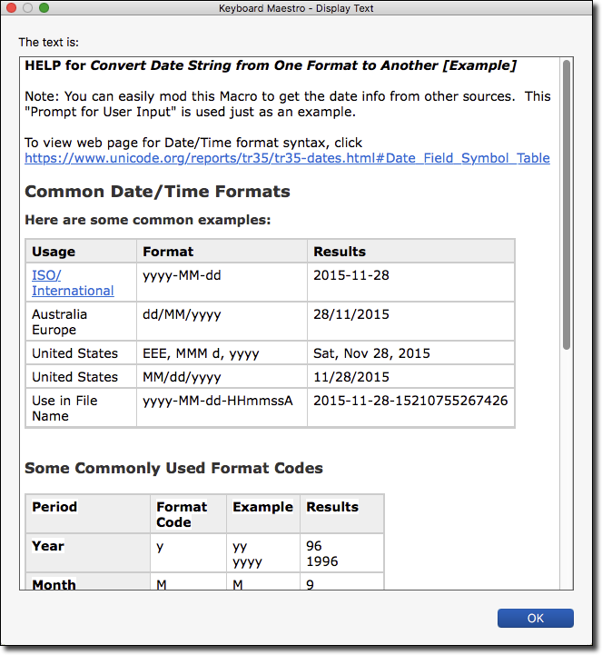Convert Date String From One Format To Another Example Macro 